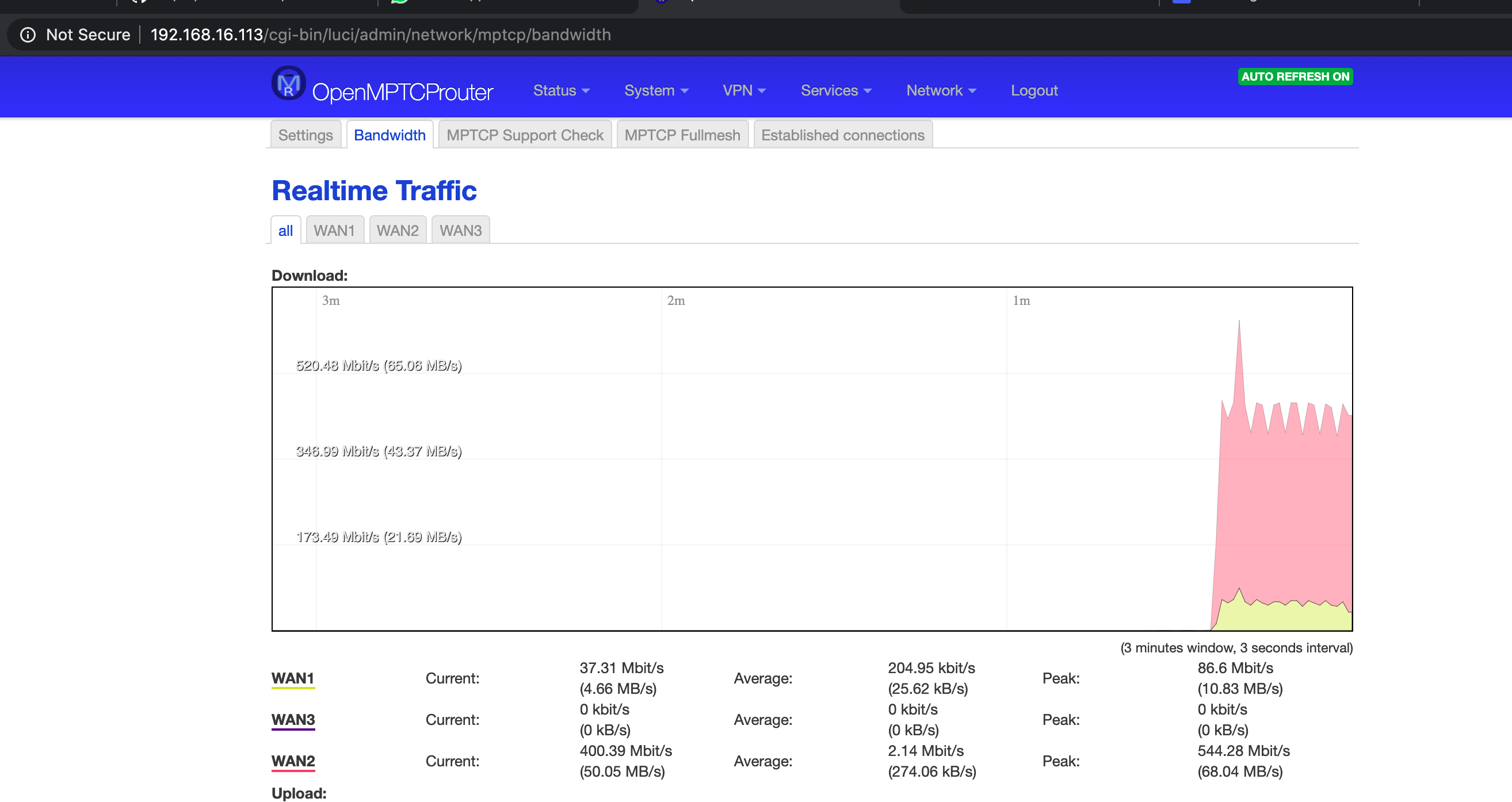 Top Speeds with MpTCP · Issue #1099 · Ysurac/openmptcprouter · GitHub