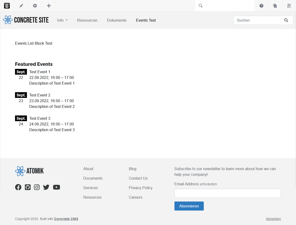 [V9.1.2RC1] Event List Block - Specific Topic Filtering doesn't work/ throws a syntax error ...