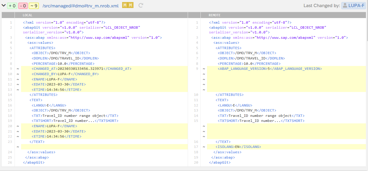 Admin fields not cleared in NROB · Issue #6179 · abapGit/abapGit · GitHub
