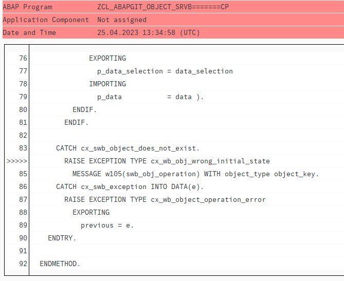 Srvb Cxwbobjwronginitialstate · Issue 6243 · Abapgitabapgit · Github 