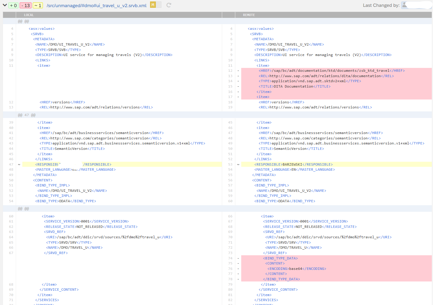 SRVB diffs bind_type_data and responsible · Issue #6281 · abapGit/abapGit · GitHub