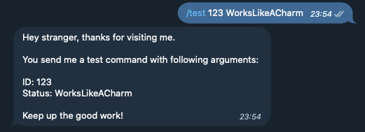 Arguments for command · Issue #735 · irazasyed/telegram-bot-sdk · GitHub