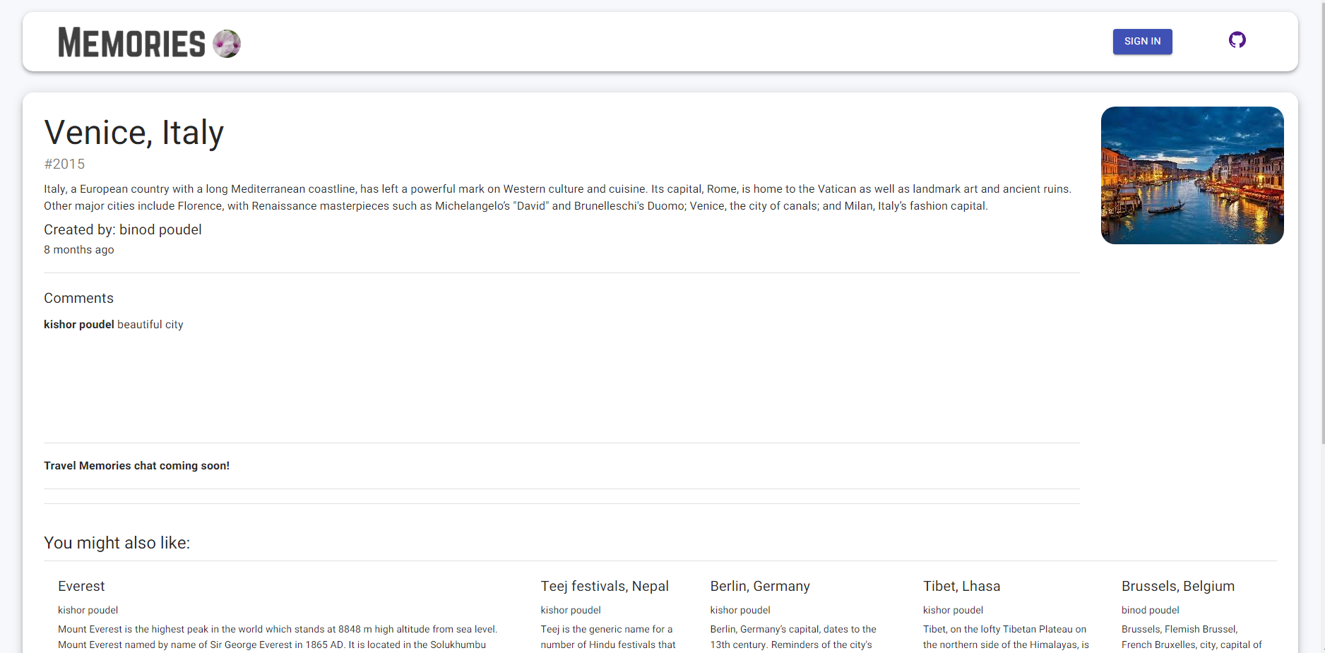 GitHub - binodpoudel/travel-memories-mern-app: This is a code repository using Material UI ...