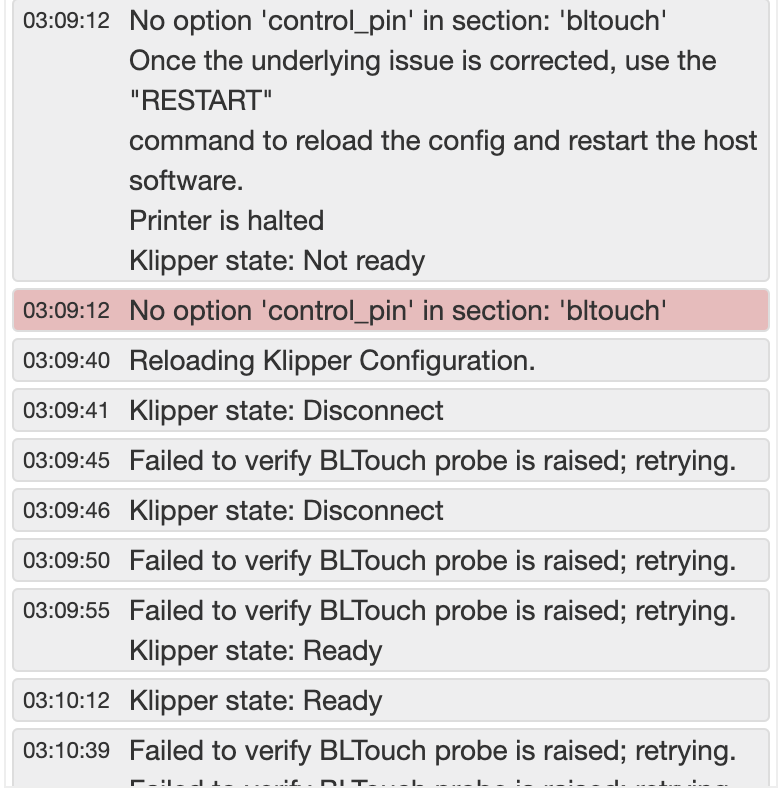 Disable bltouch · Issue #1937 · Klipper3d/klipper · GitHub