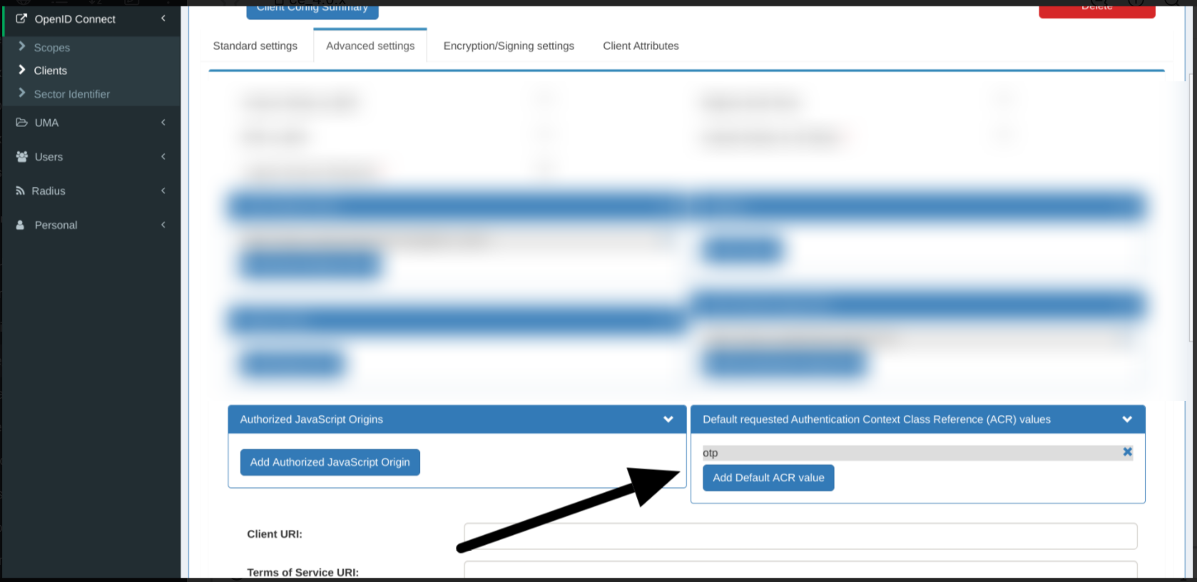 Deactivate "default acr" field in oxTrust OIDC client · Issue #1873 · GluuFederation/oxTrust ...