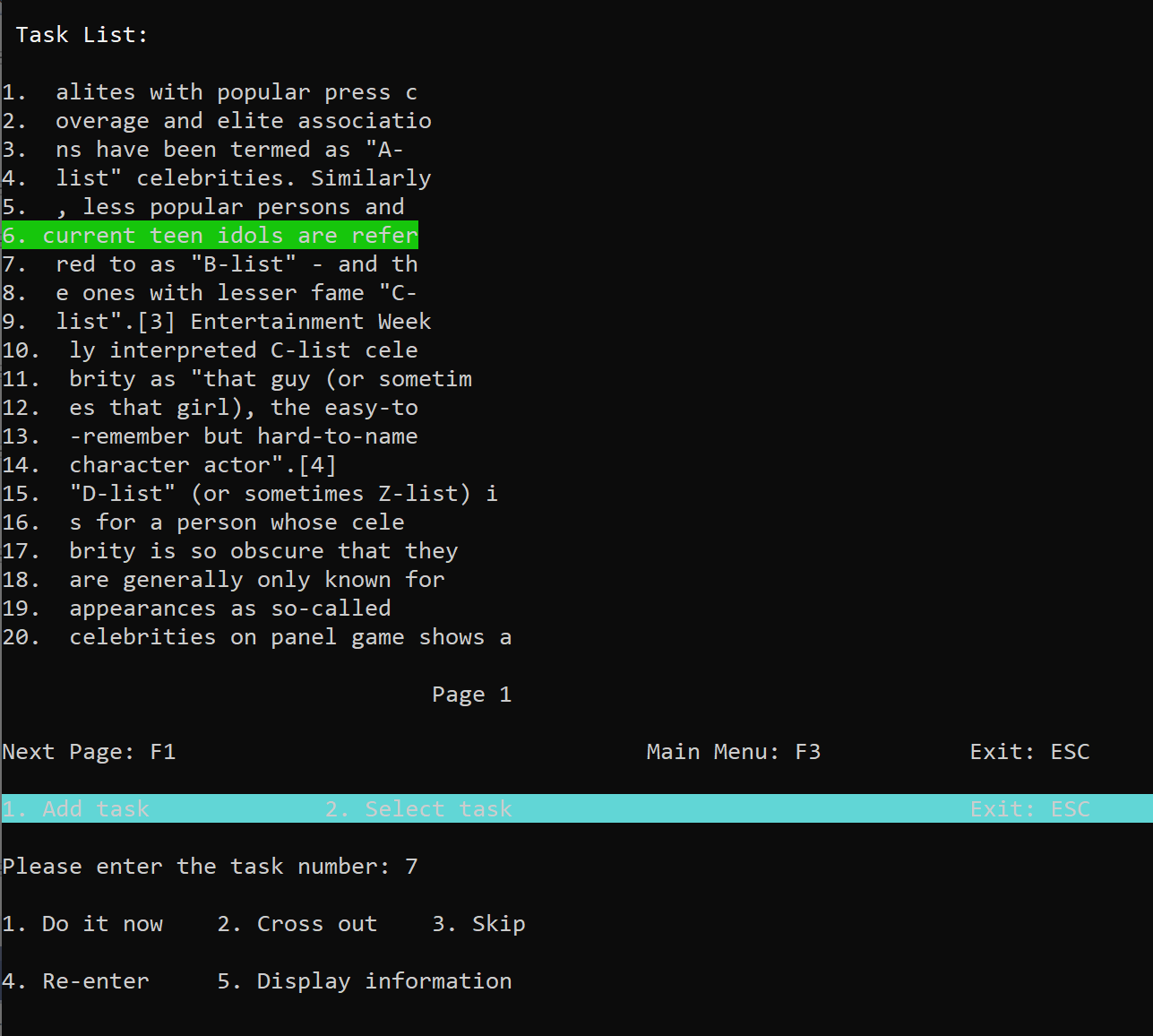 GitHub - WenLLin/TaskManagement: A very simple console application that allows to track your tasks