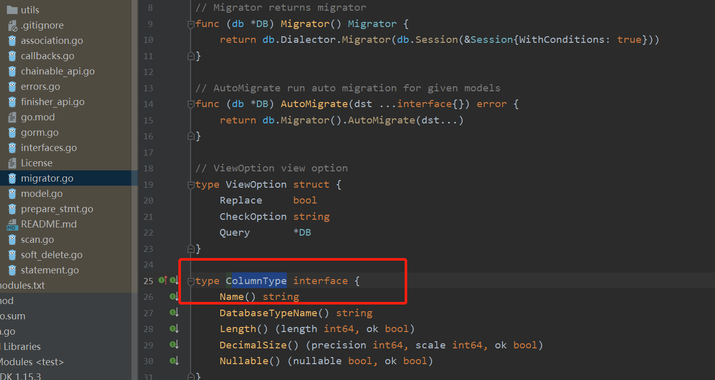migrator.go:192:65: undefined: gorm.ColumnType · Issue #3665 · go-gorm/gorm · GitHub