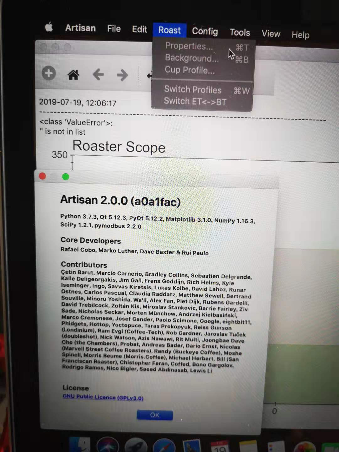 the problem ofroast properties · Issue #380 · artisan-roaster-scope/artisan · GitHub