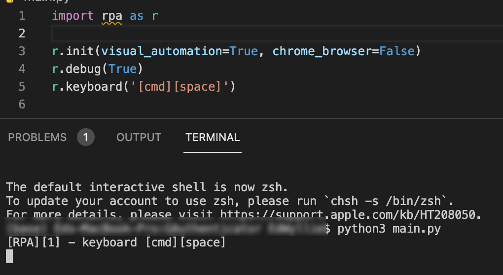 Visual automation keyboard() and click() not working on MacOS Big Sur ...
