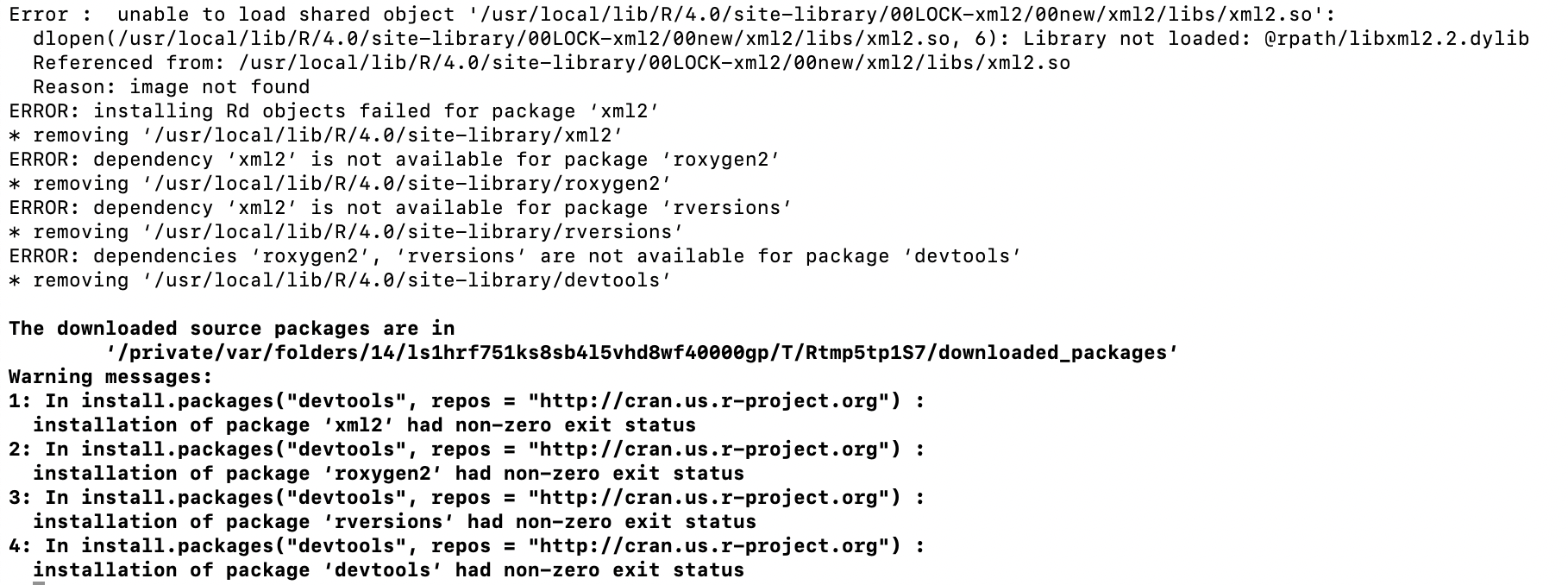 2.2 Install bedstat dependencies: 'there is no package called ‘R.utils’' · Issue #1 · databio ...