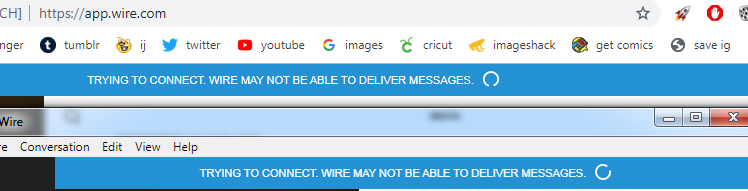 wire can't connect, unable to deliver messages · Issue #2816 · wireapp/wire-desktop · GitHub