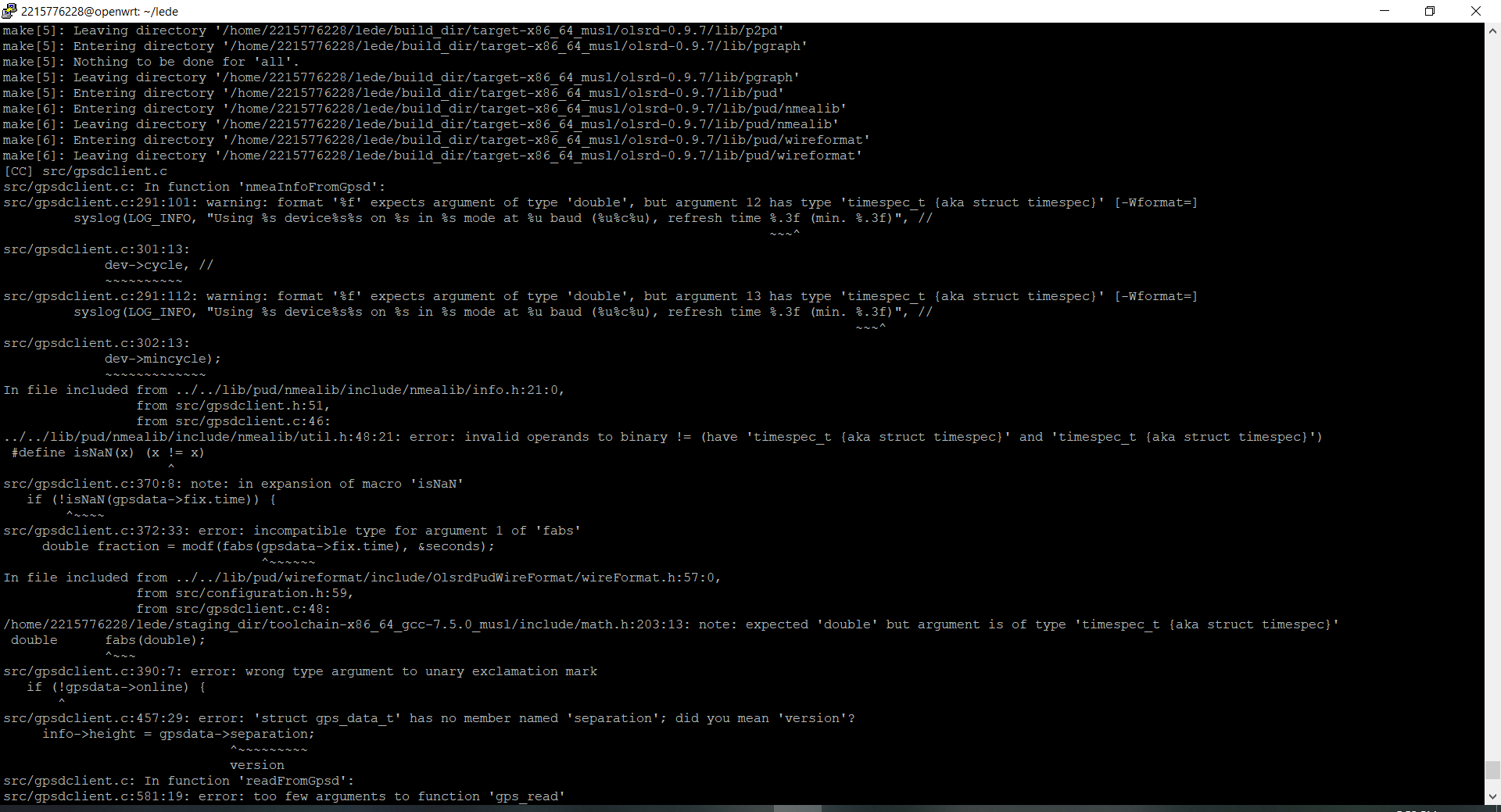 固件编译问题 · Issue #3707 · coolsnowwolf/lede · GitHub