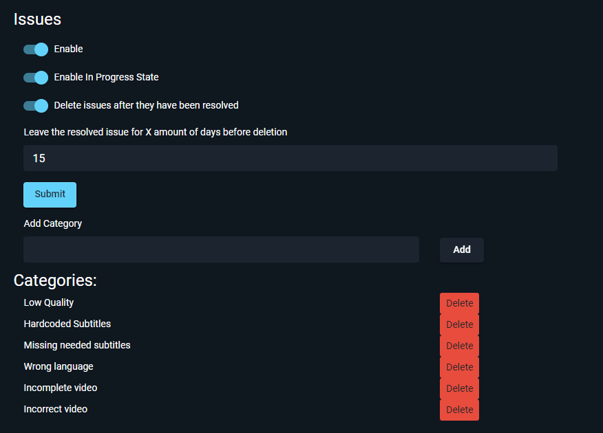 Can't report issue for specific TV episode · Issue #4725 · Ombi-app ...