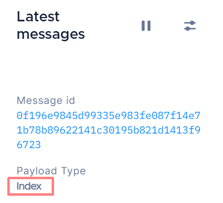 [Task] Change message payload type to uppercase for mobile view · Issue #85 · iotaledger ...