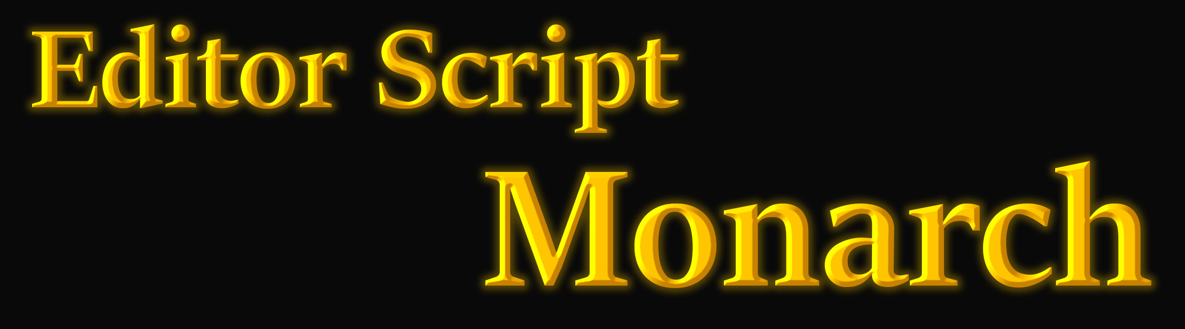 editor-script-monarch · Issue #12 · defold/asset-portal · GitHub
