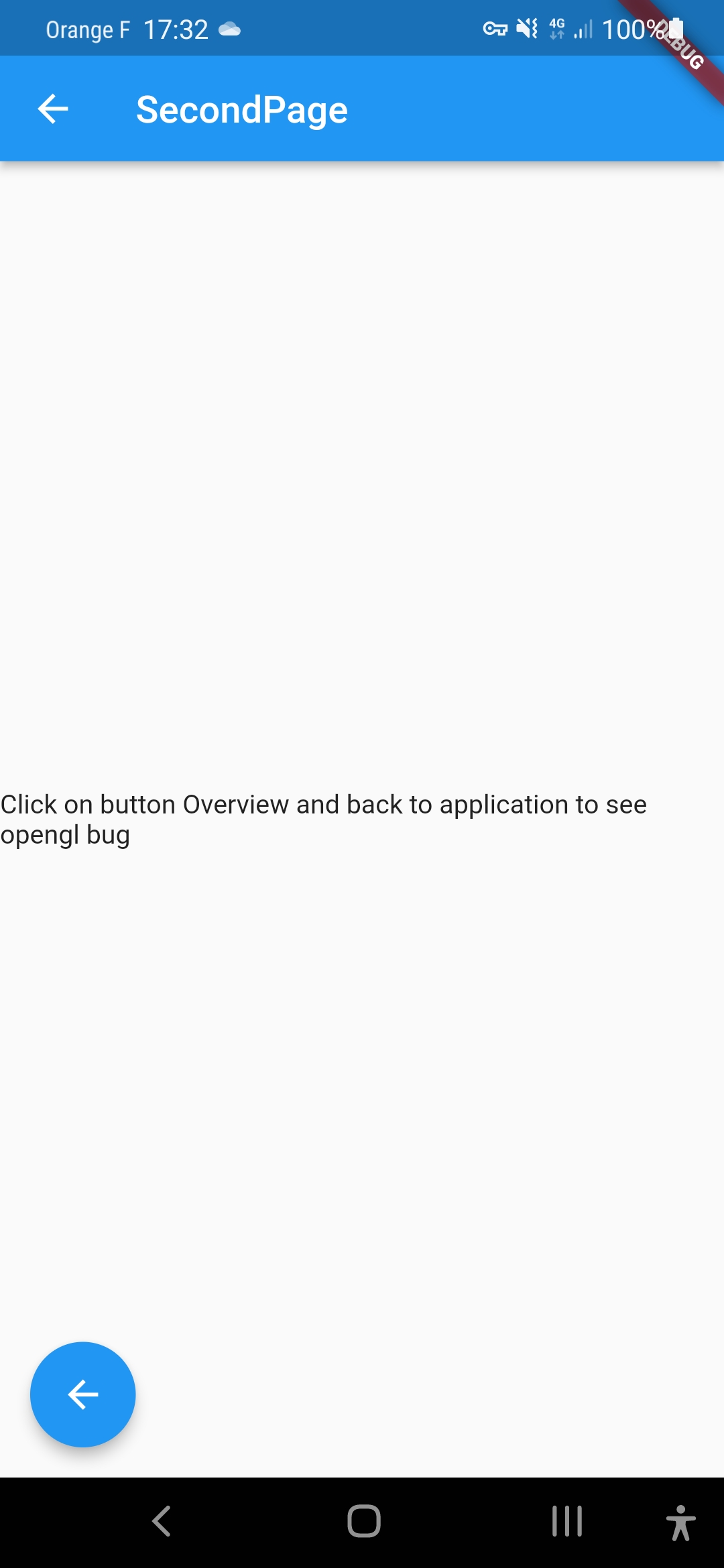 OpenGL view when used with Hybrid composition overlaps Flutter widget on Android. · Issue #68715 ...