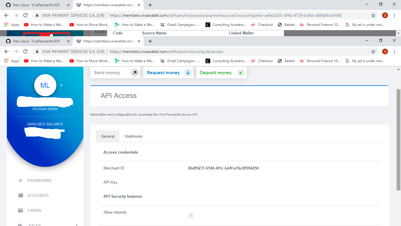 Payments do not go through; not being processed · Issue #934 · VivaPayments/API · GitHub