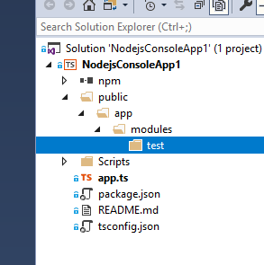 Folder not added to the project · Issue #1166 · microsoft/nodejstools ...