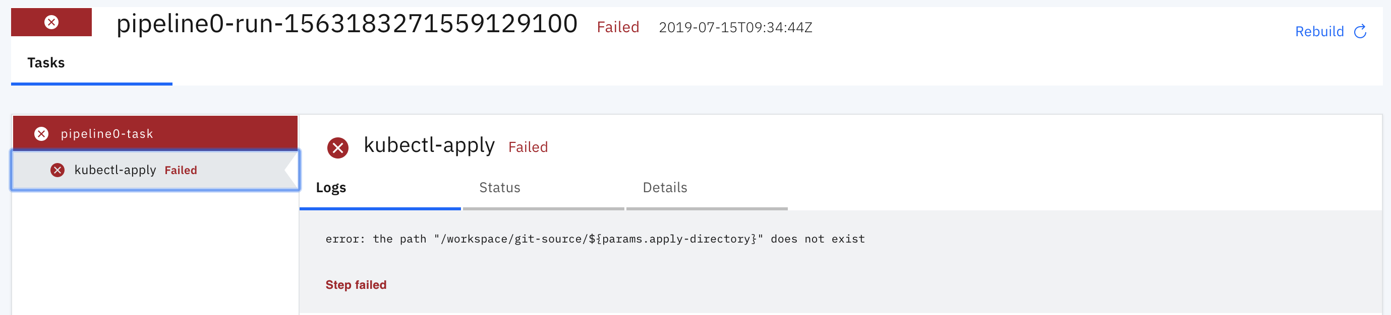 "Import Tekton resources" requires `.` for directory · Issue #339 · tektoncd/dashboard · GitHub