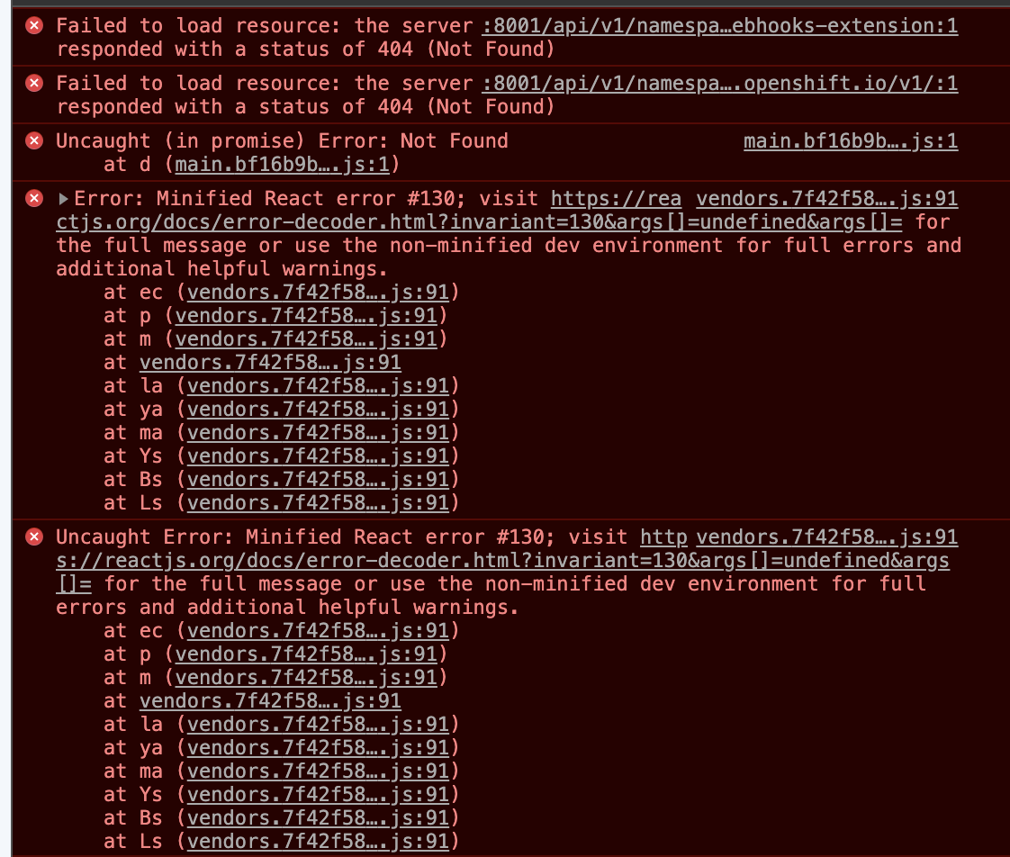 Pipelinerun And Taskrun Pages Are Completely Broken · Issue 630 · Tektoncddashboard · Github