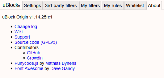 Version Number Inconsistency · Issue #3442 · gorhill/uBlock · GitHub