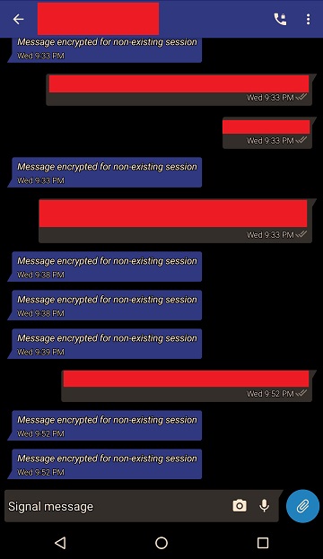 Messages in Conversation Marked as "encrypted for non-existing session" · Issue #7982 ...