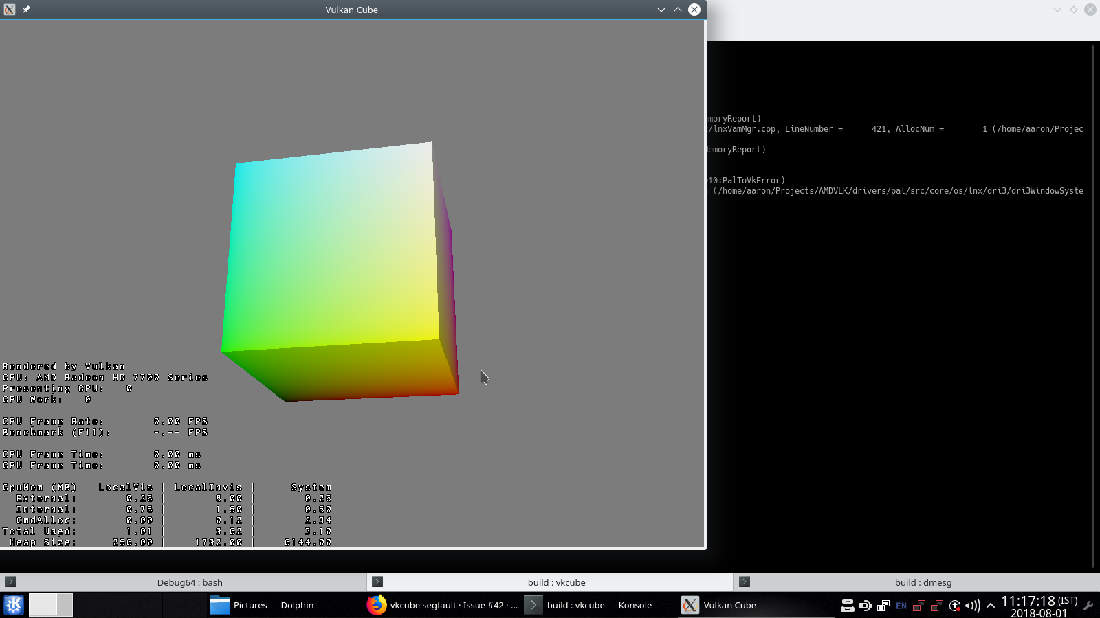vkcube segfault · Issue #42 · GPUOpen-Drivers/AMDVLK · GitHub