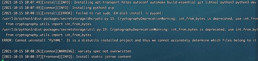 What can I do if an error is displayed when I execute./install.py · Issue #657 · fkie-cad/FACT ...