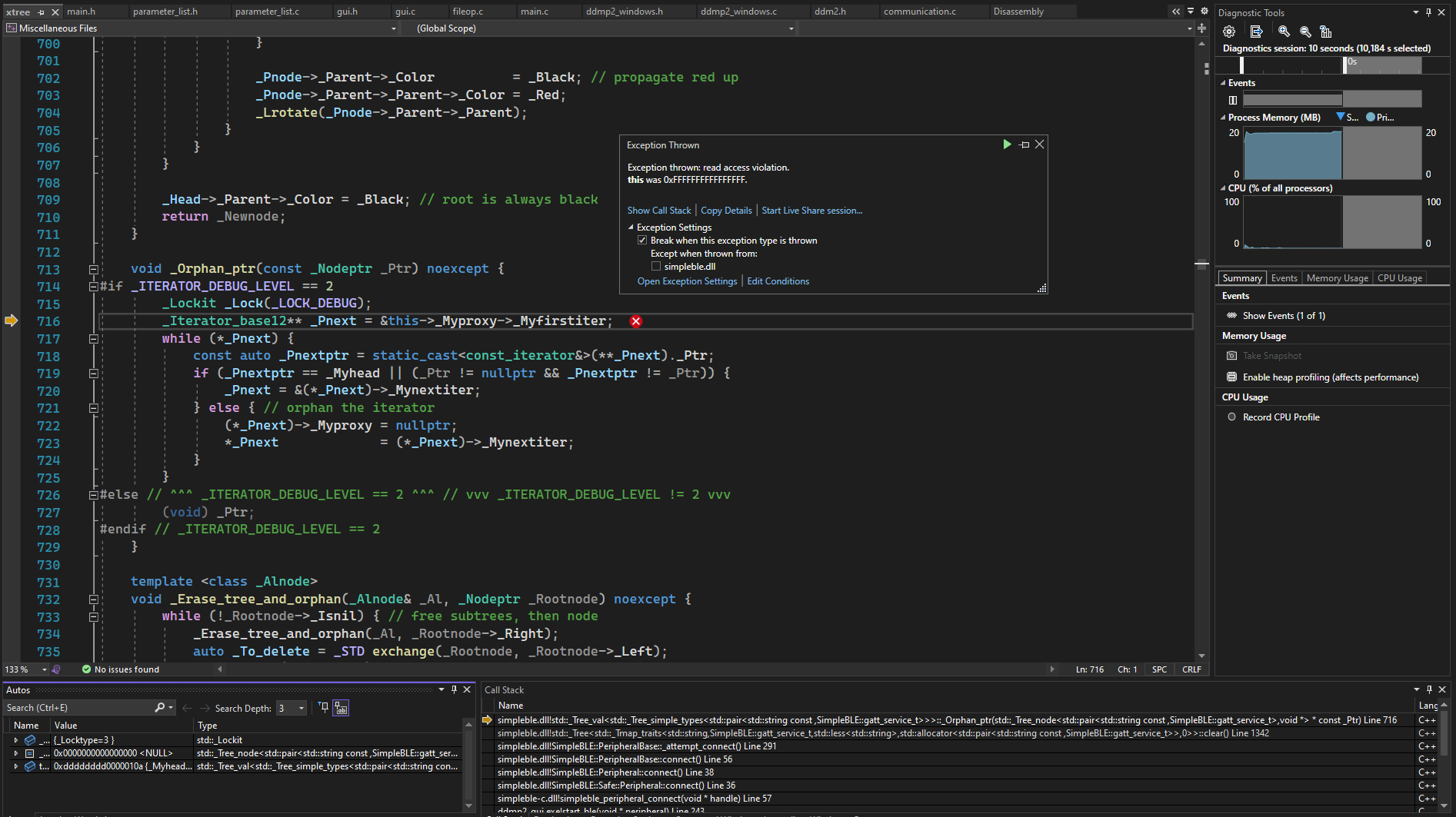 SimpleBLE crashes on Windows during connection attempts · Issue #117 · simpleble/simpleble · GitHub