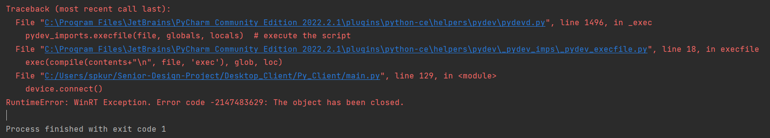 SimpleBLE failed to reconnect after disconnection on Windows · Issue #132 · simpleble/simpleble ...
