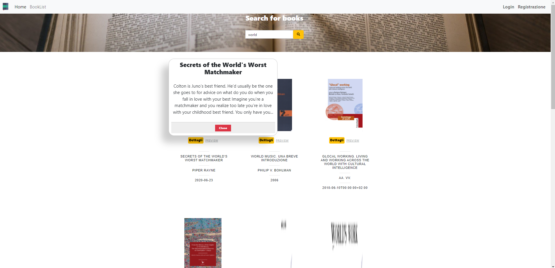 GitHub - mattemile/react-appbook: Applicazione Sviluppata in React per la ricerca di libri
