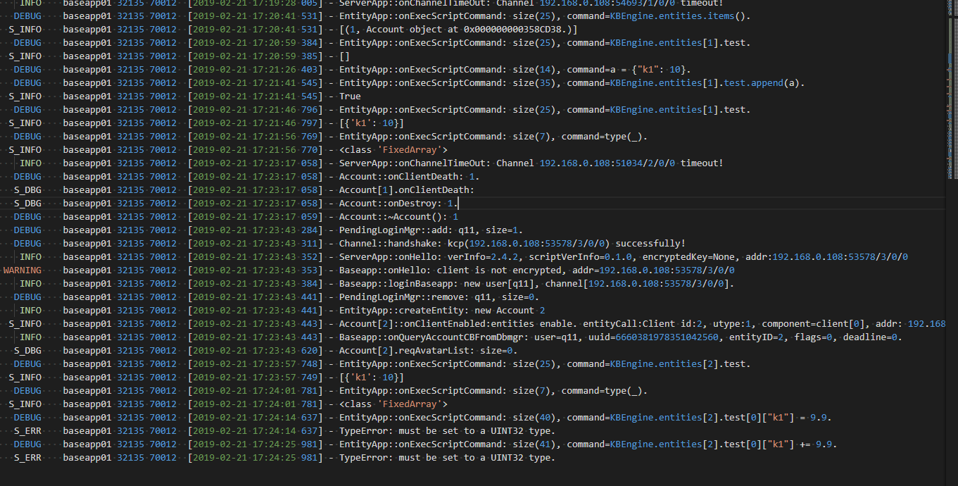 自定义类型赋值不正确没有提示？ · Issue #1064 · kbengine/kbengine · GitHub