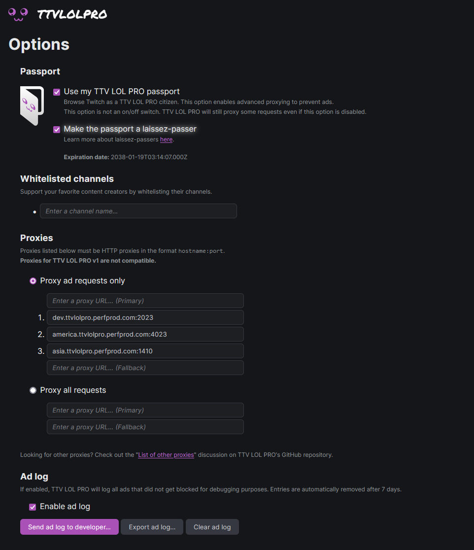 List of other v2 proxies · younesaassila ttv-lol-pro · Discussion #130 · GitHub