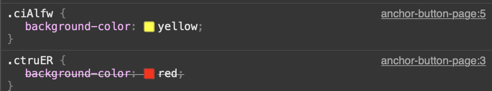 Css Class Order Is Mixed Up When I Extend A Conditional Rendered Components Style In Ssr