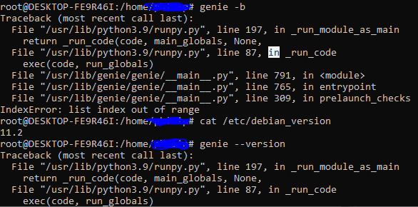 Python 3.9.2 Exception (Debian) · Issue #249 · arkane-systems/genie · GitHub
