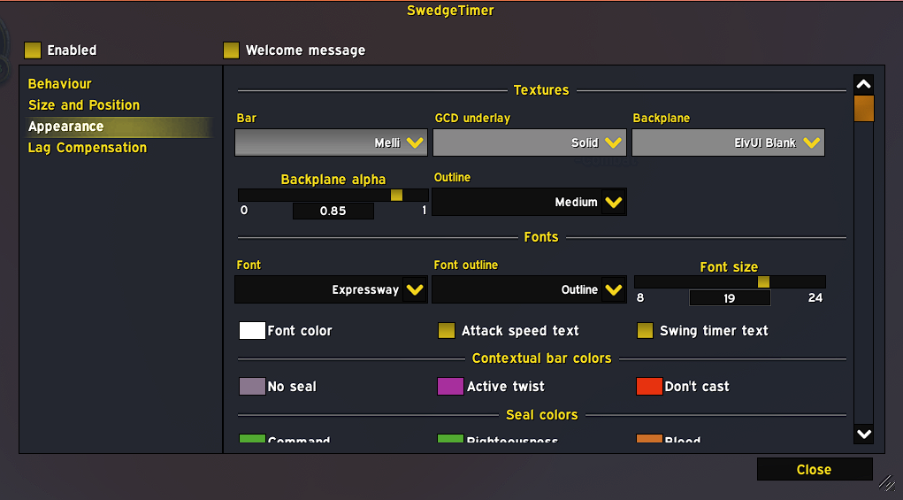 GitHub - hypernormalisation/SwedgeTimer: Retribution Paladin seal twisting swing timer for WoW ...