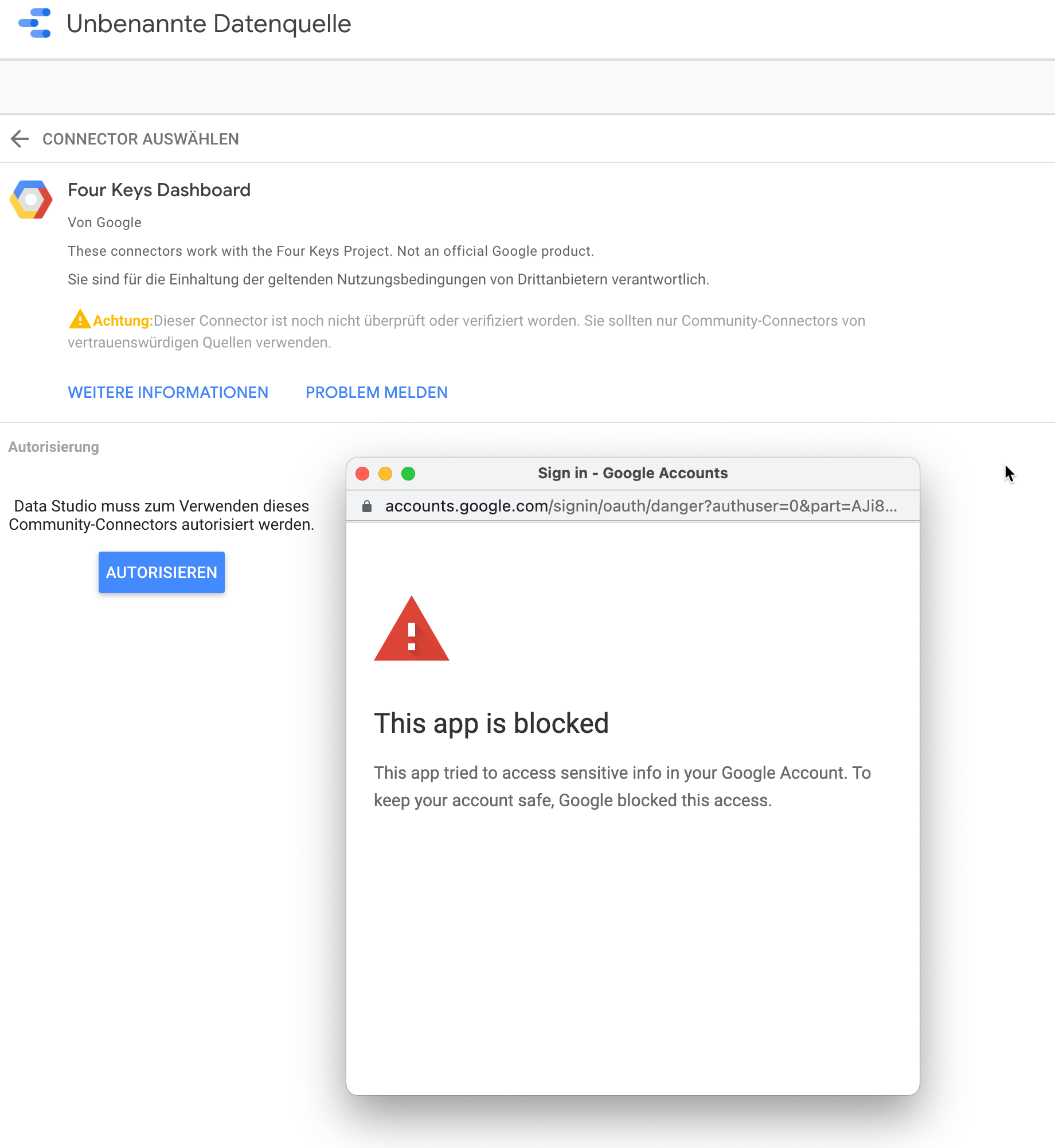 This app is blocked · Issue #197 · dora-team/fourkeys · GitHub