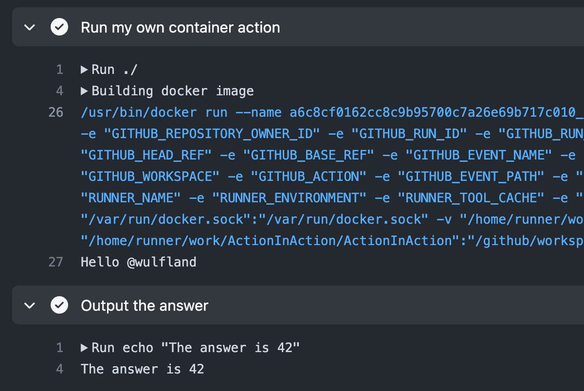 GitHub - mickeygousset/MyActionInAction