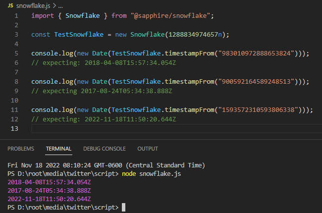 Bug Twittersnowflake Using Incorrect Epoch · Issue 521 · Sapphiredevutilities · Github