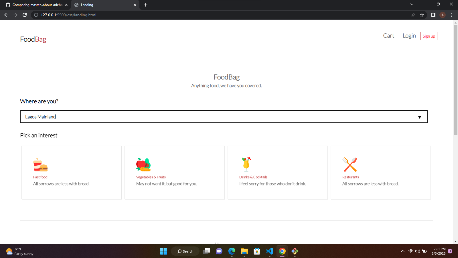 [NDFFET-166] Landing Page Validation by AishaRahaman · Pull Request #2560 · Dufuna-CodeCamp ...