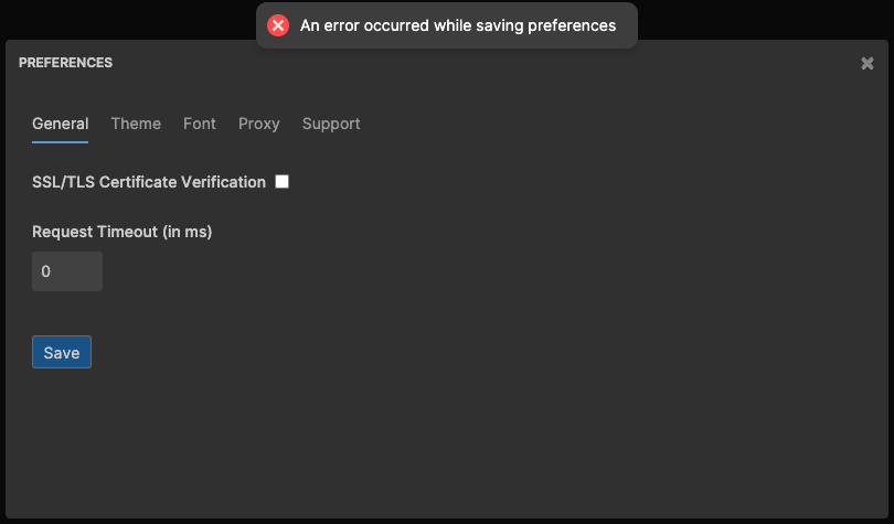 Bug Error Occurred While Saving Preferences · Issue 692 · Usebrunobruno · Github