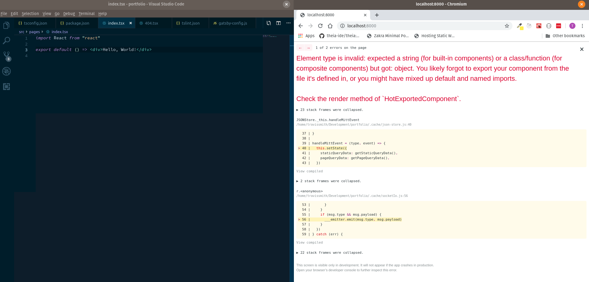 Typescript Plugin Breaks In Development Mode · Issue 15423 · Gatsbyjsgatsby · Github 0581