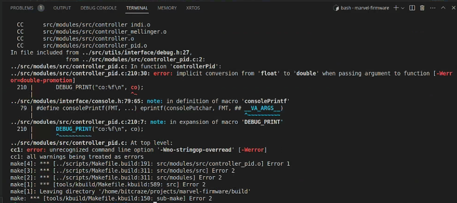 Can't use DEBUG_PRINT() to print float type variable in crazyflie-firmware · bitcraze ...