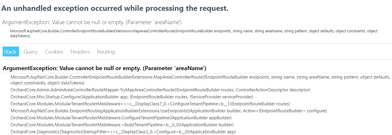 MapDynamicPageRoute is throwing error that AddRazorPages is not called ...