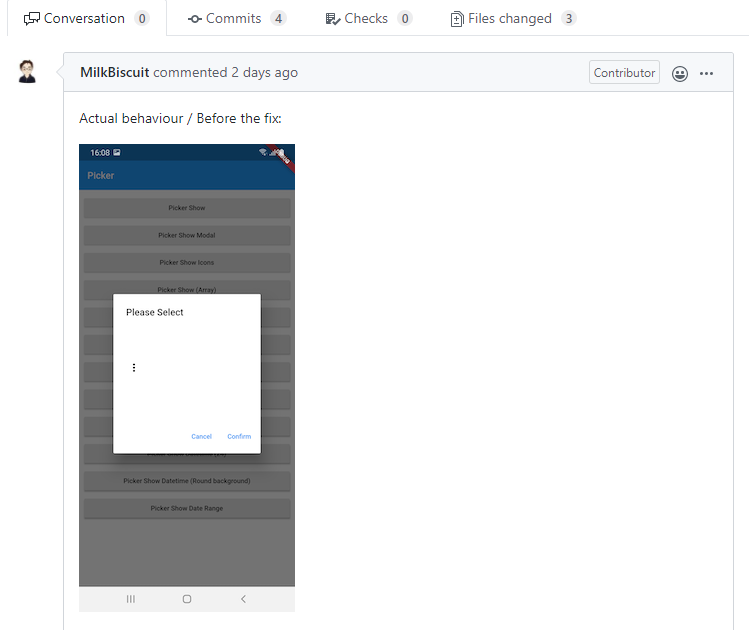 NumberPickerAdapter not working · Issue #103 · yangyxd/flutter_picker · GitHub