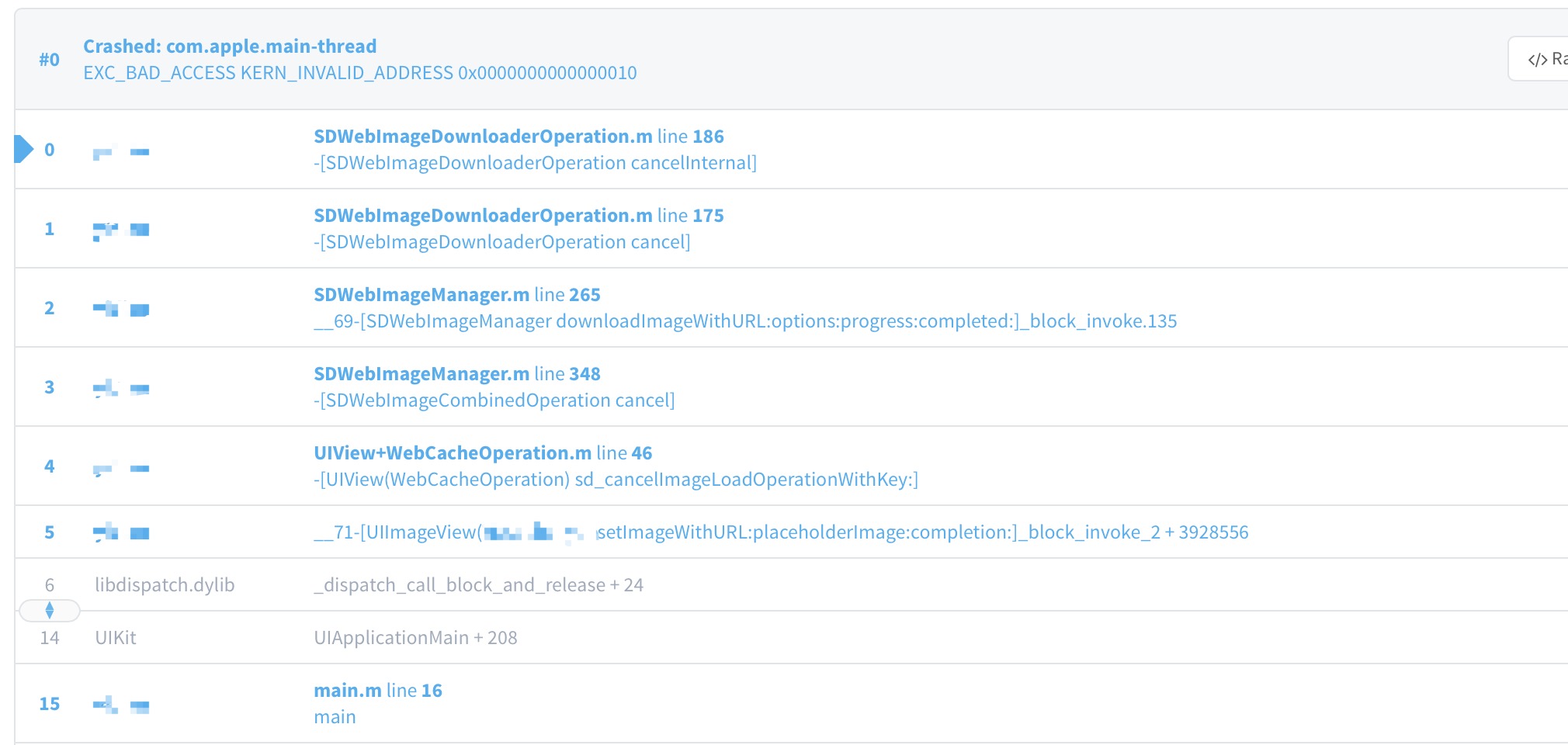 FREQUENT CRASH in [SDWebImageDownloaderOperation cancelInternal] · Issue #1807 · SDWebImage ...