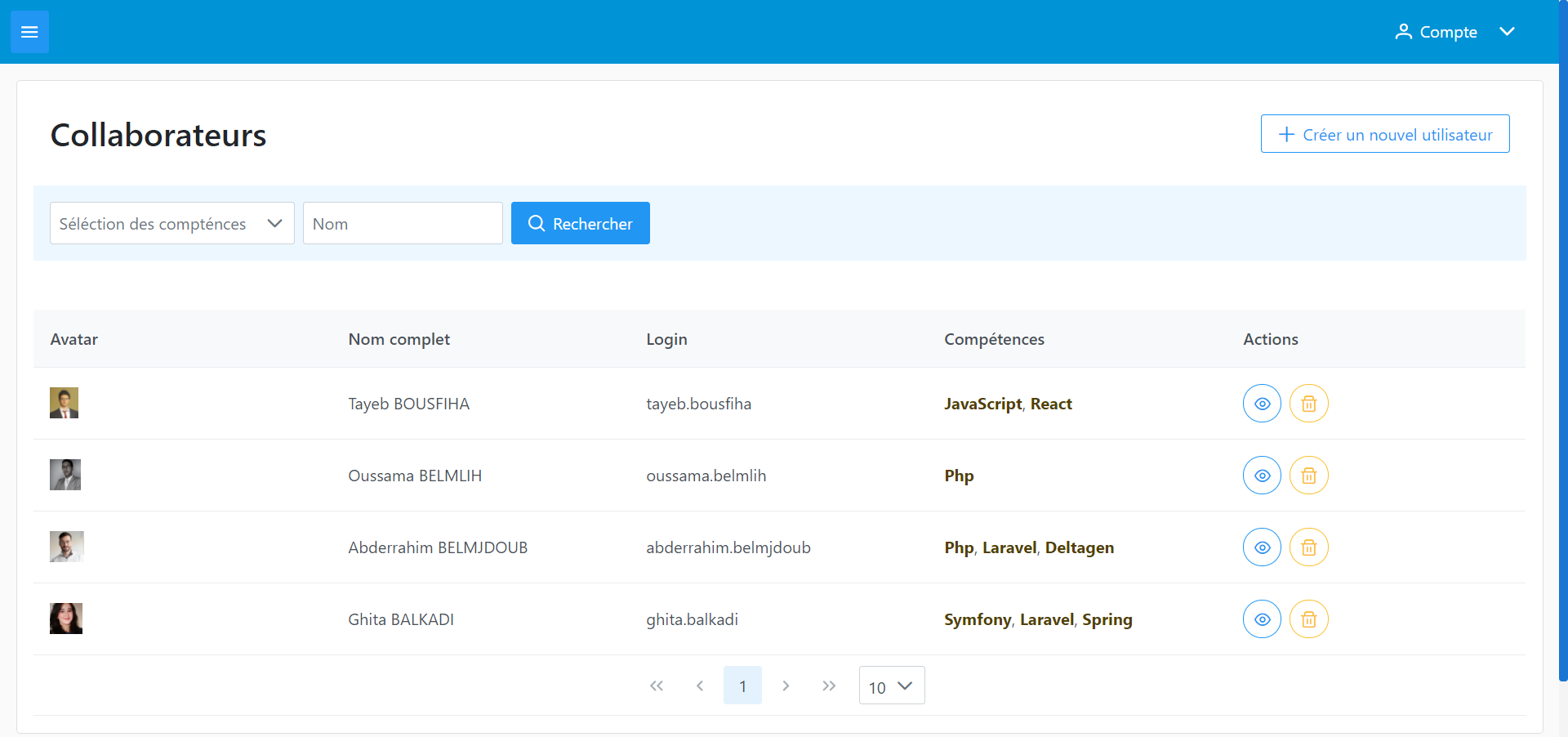 GitHub - TayebBou/CRM-SKILLS: Système d'Information pour la Gestion des ...