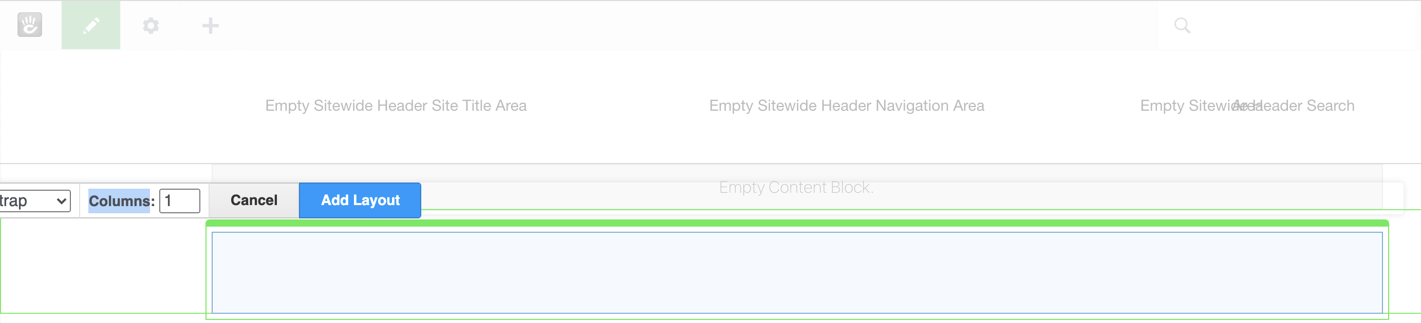 [v9.0.1] Layout toolbar partially off page window. Add Layout Function not working · Issue ...