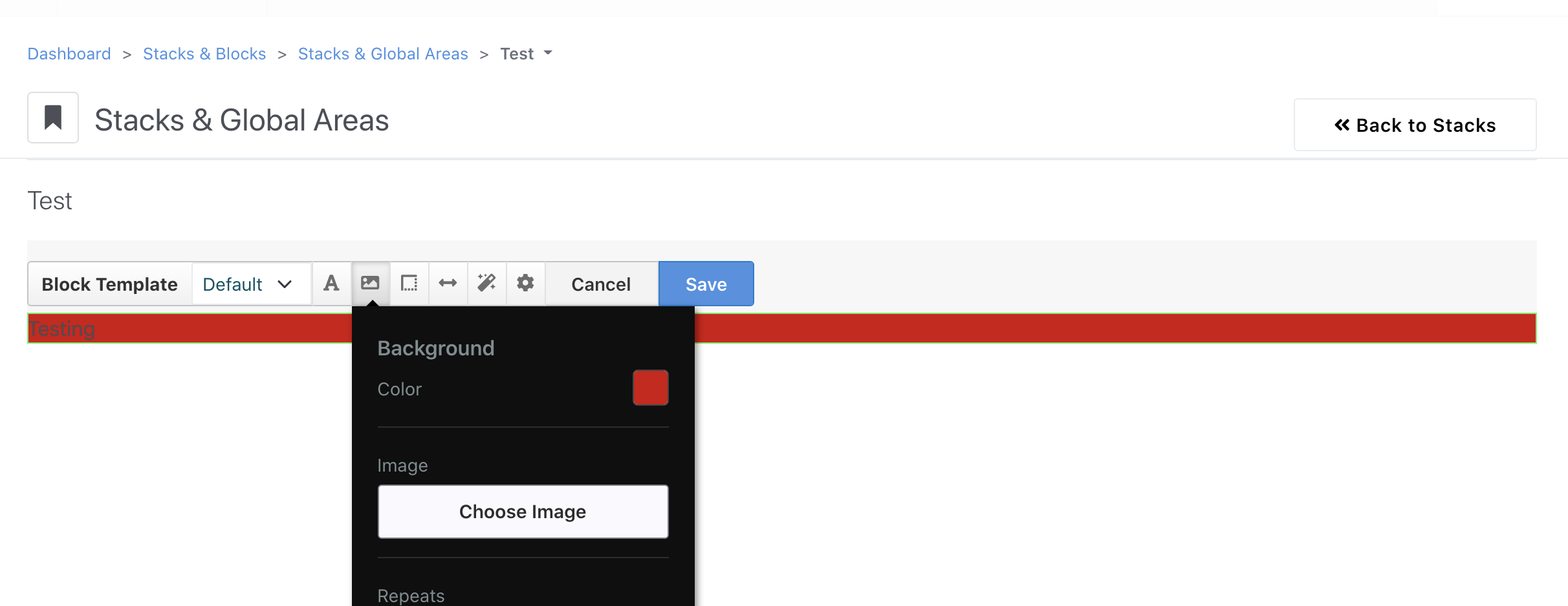 Block Background Styling Not Working in Stacks in V9.01 · Issue #10127 · concretecms/concretecms ...