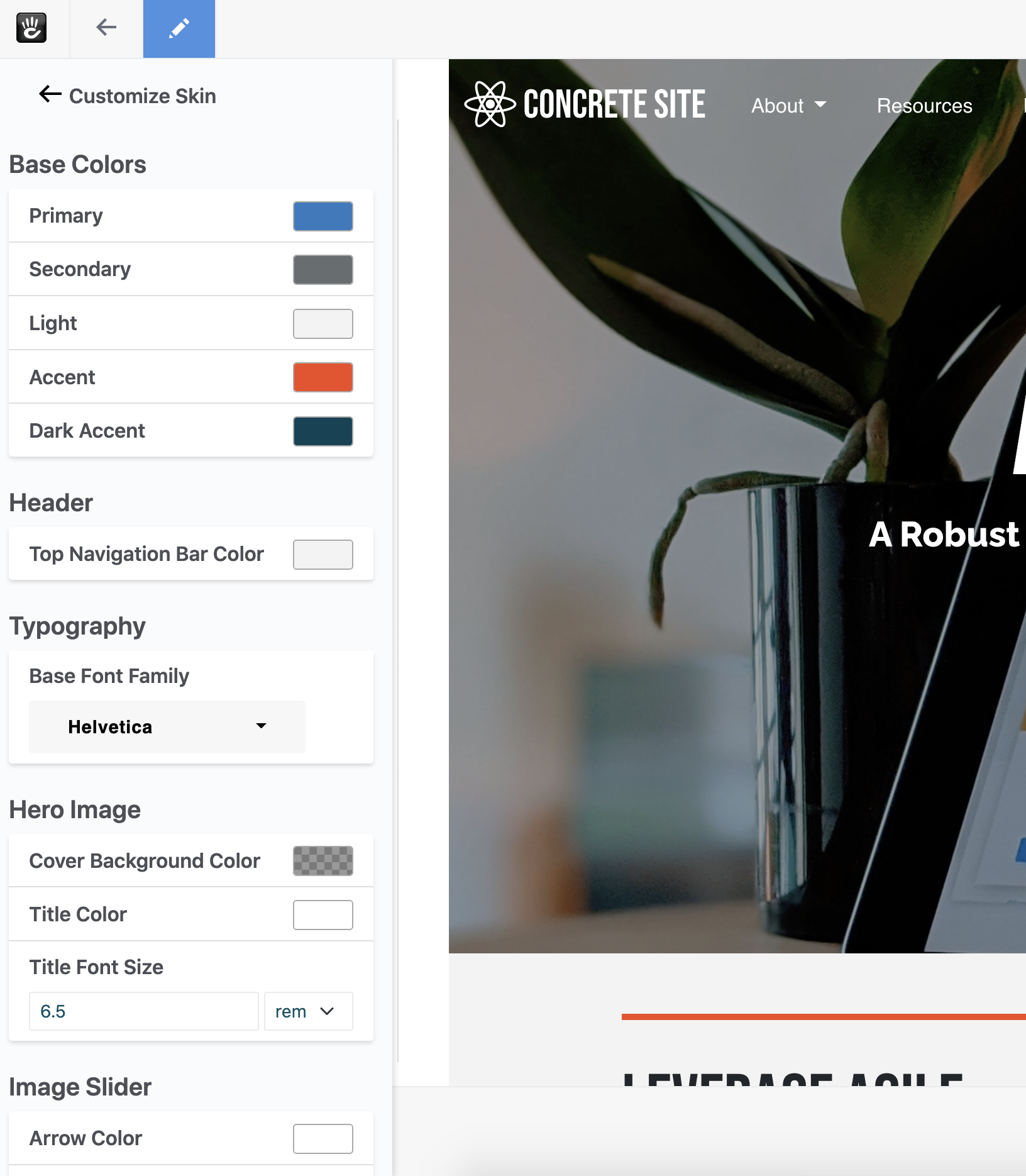 Atomik Custom Skin Typography Issue · Issue #10531 · concretecms/concretecms · GitHub